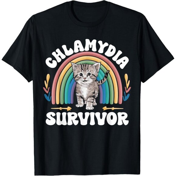 None | Shirts | Chlamydia Survivor Small Black | Poshmark
